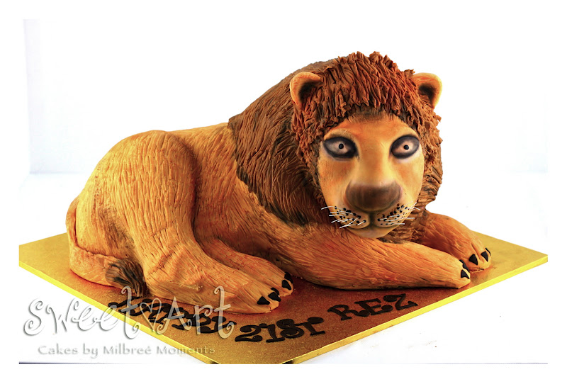 Sweet Art Cakes by Milbreé Moments: Lion Cake