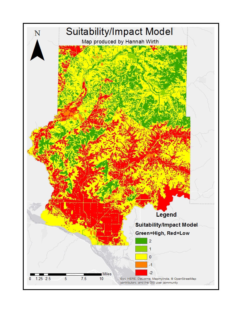 UWEC Geography 337 GIS II: Raster Modeling