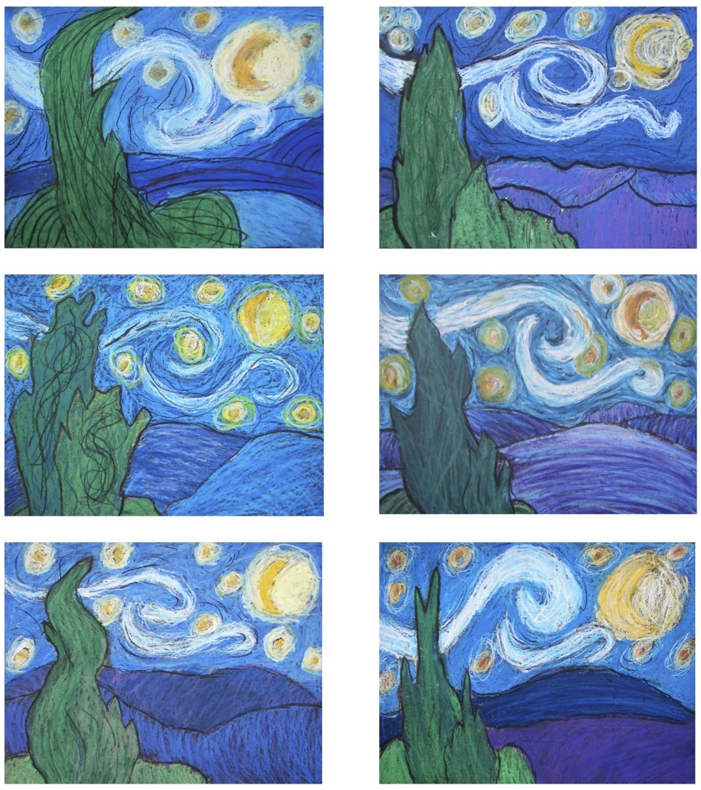 The Rolling Artroom: Van Gogh's Starry Night 4th-6th Grade