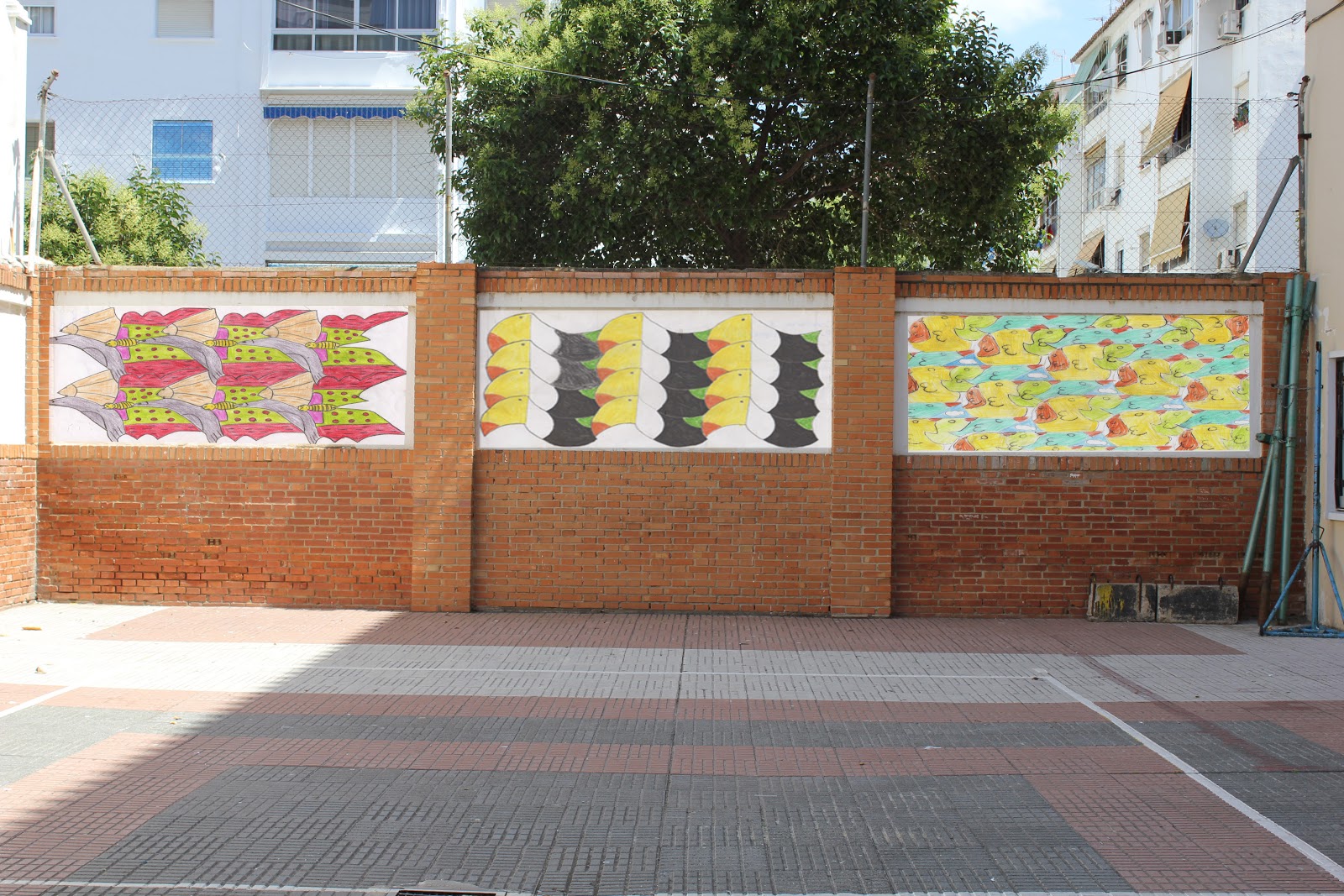 2º Segundo E.S.O.: Proyecto mural con estructura modular.