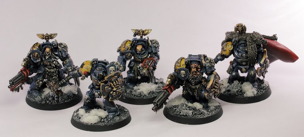 Showcase: Space Wolves Wolf Guard Terminators - Tale of Painters
