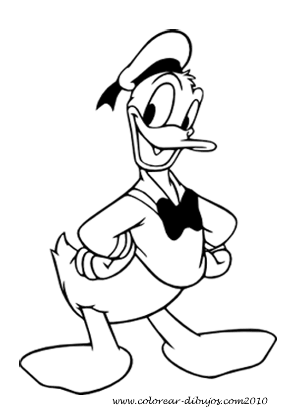 Dibujos para colorear. Maestra de Infantil y Primaria.: Pato Donald ...
