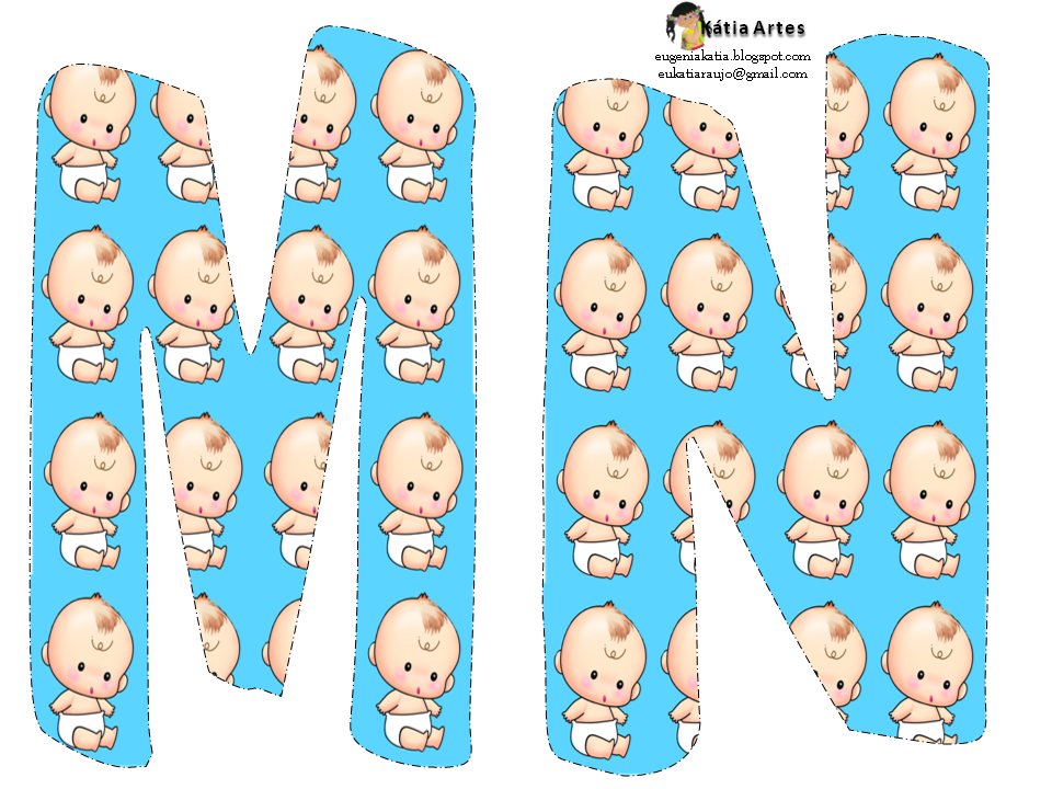 Alfabeto de lindo bebé. - Oh my Alfabetos!