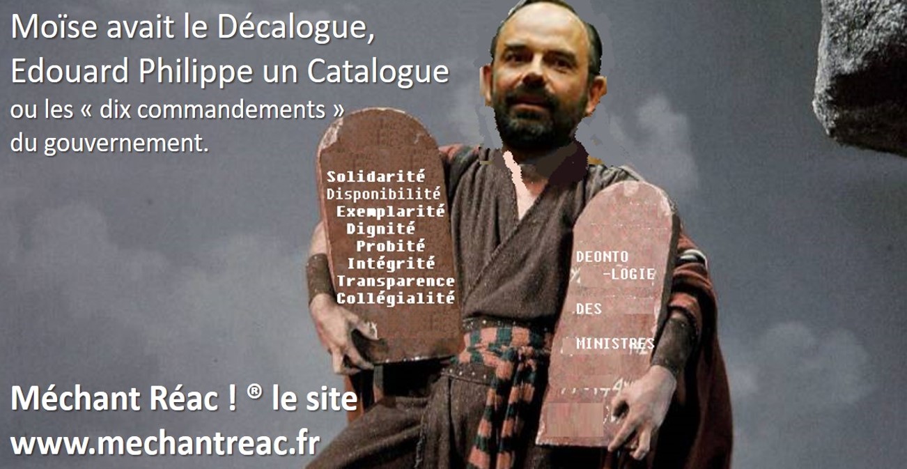 Moïse avait le Décalogue, Edouard Philippe un Catalogue ou les « dix ...