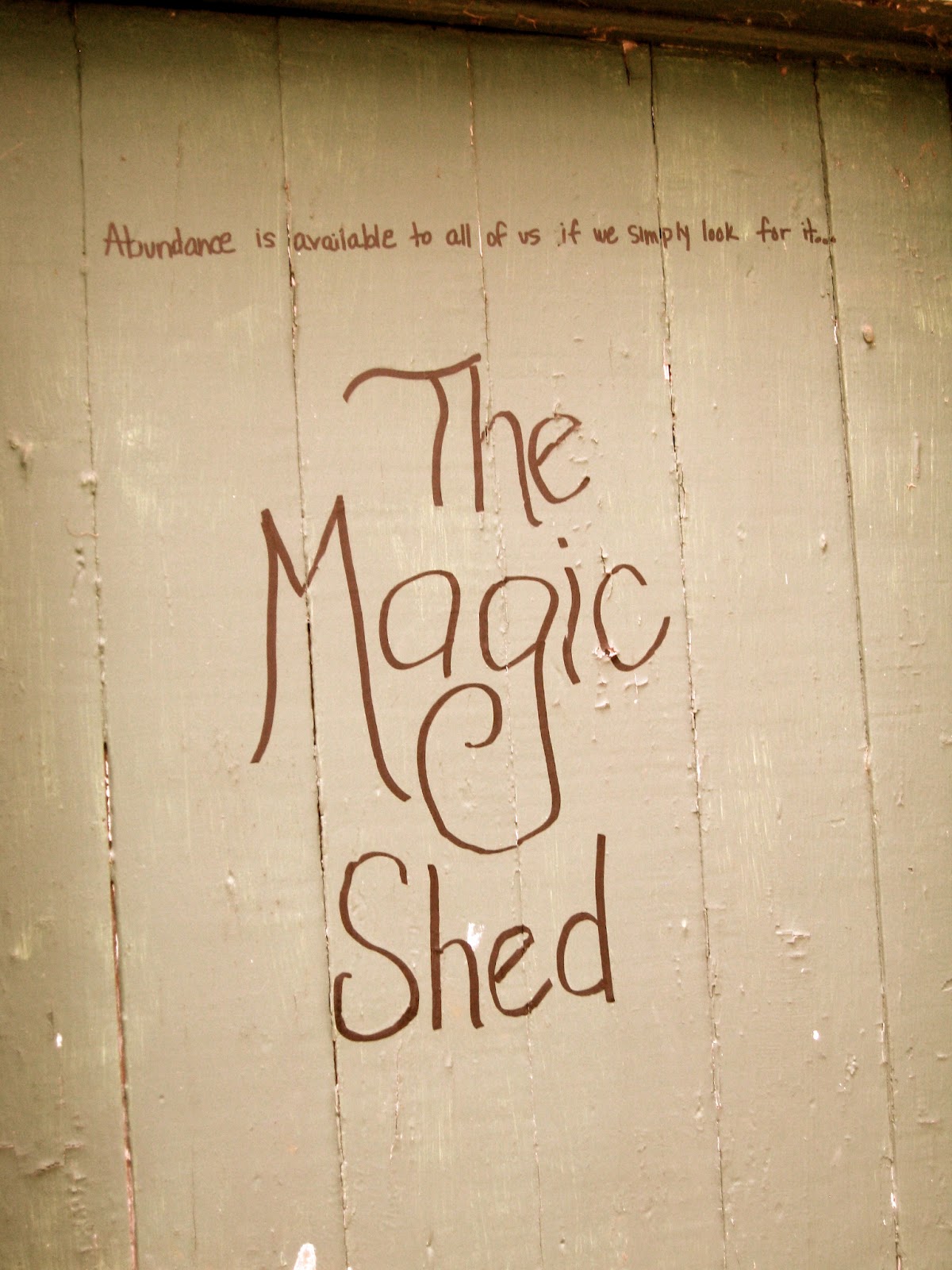 The story of The Magic Shed...