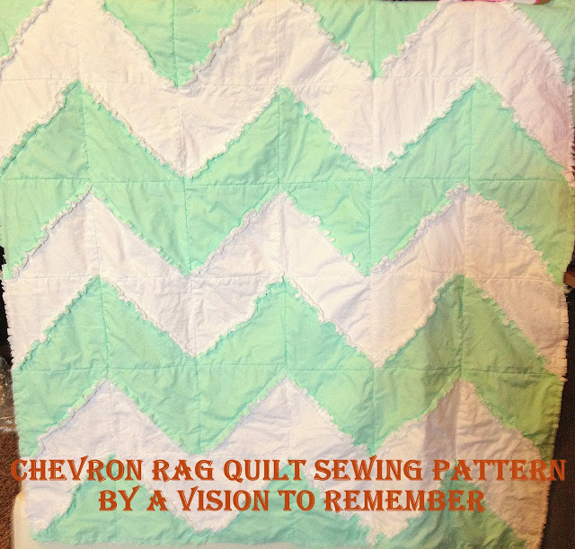 Chevron Rag Quilt Pattern with Bonus Car Seat Tent Instructions by A ...