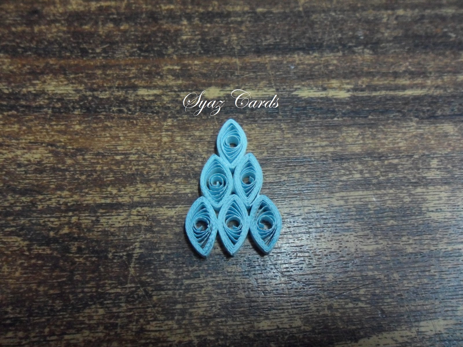 Syaz Cards: Termitaria flower tutorial