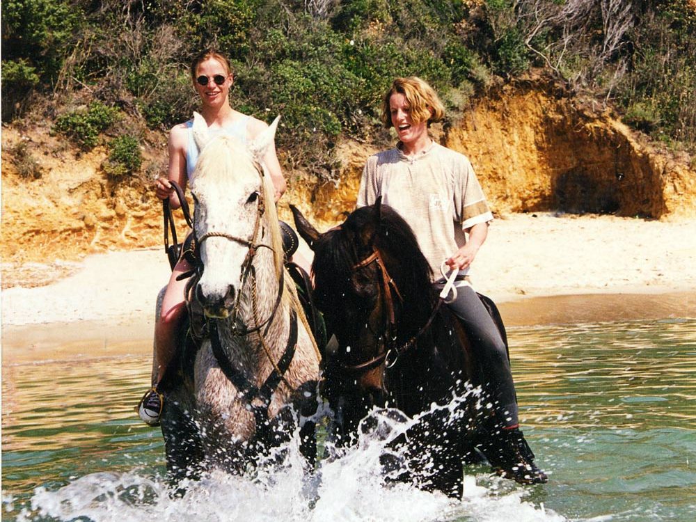Horse riding in Tuscany Italy: Horseback ride on the beach in Italy