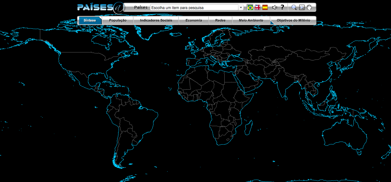 Simply Roger: Mapa Mundi Interativo