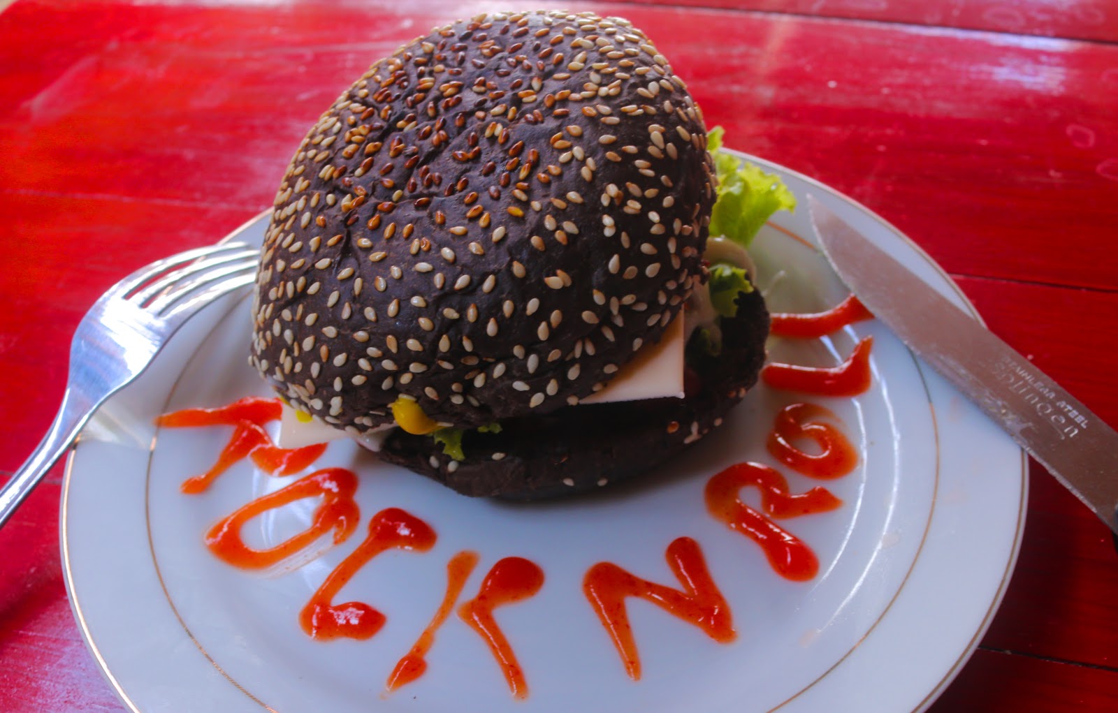 Gallery Trendezia: makanan hamburger burger hitam