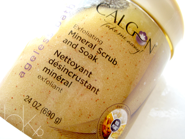 Calgon Ageless Bath Exfoliating Mineral Scrub and Soak Review