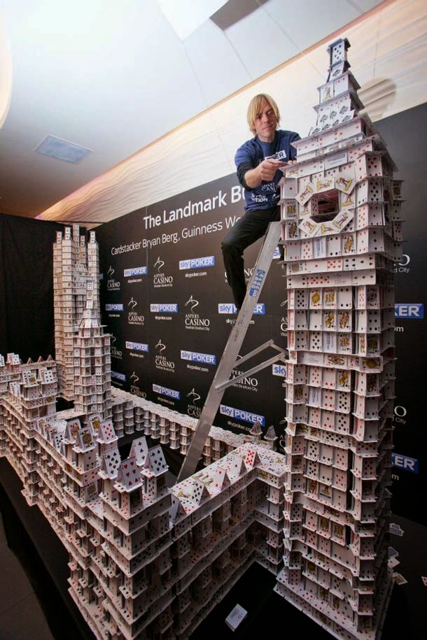 Los increíbles castillos de cartas de Bryan Berg - Funeek ~ Aquí te ...