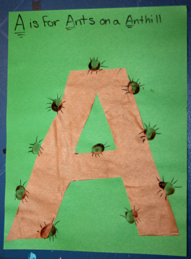 Snails and Puppy Dog Tails: A is for Ant
