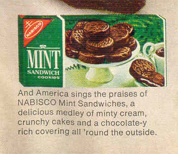 gold country girls: Then And Now #89 Nabisco Cookies