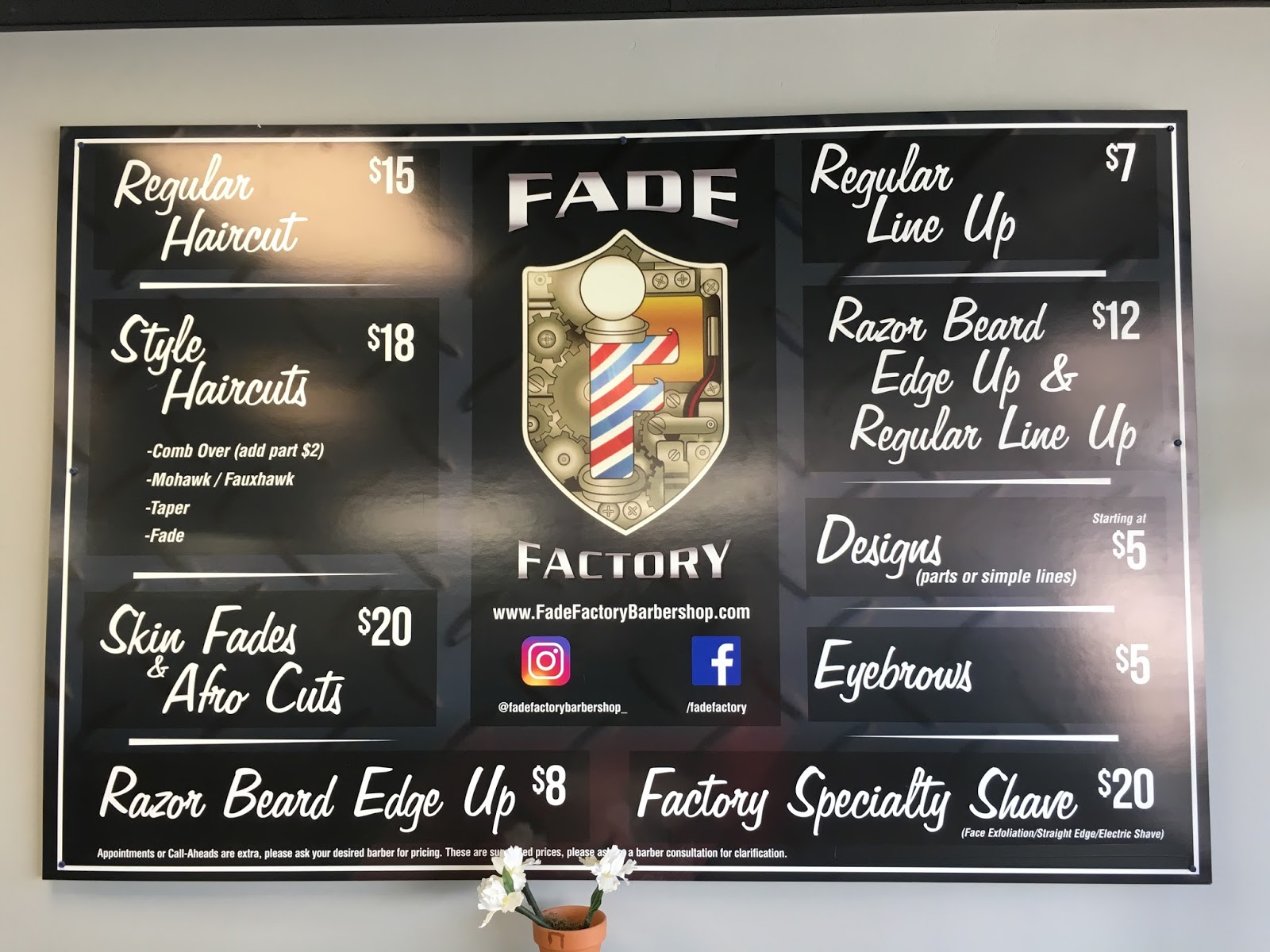 Sponsor Spotlight: Fade Factory Barbershop