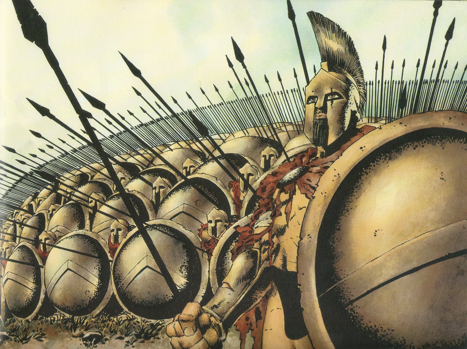 "Spartani. preparate una colazione abbondante...perché stasera ceneremo ...