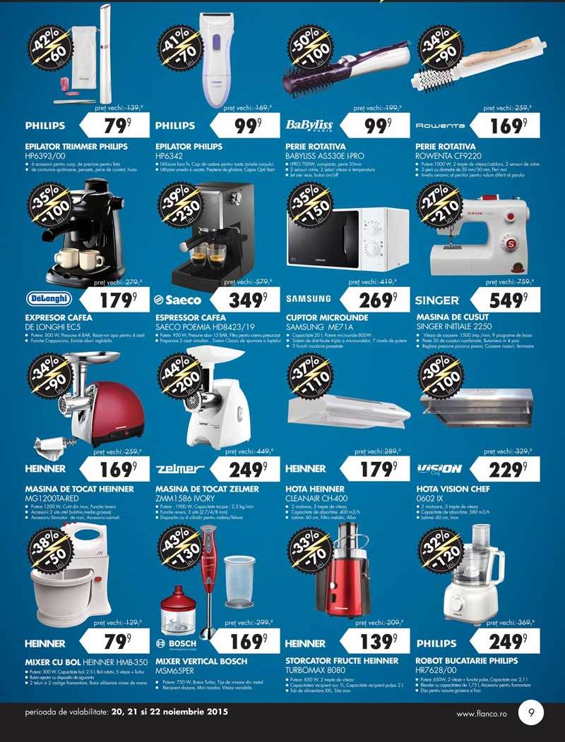 CATALOG FLANCO BLACK FRIDAY 2015 - REDUCERI TRAZNET LA MASINI DE SPALAT ...