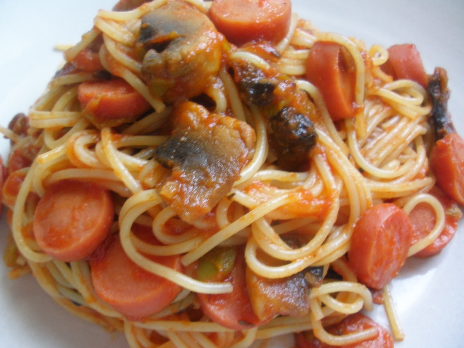 Come to cook: Μακαρονια με λουκανικο και μανιταρια