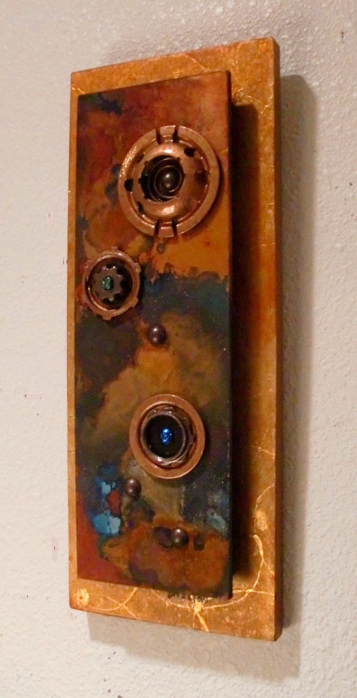 CAROL NELSON FINE ART BLOG: "WORKBENCH" 12086, mixed media rusted iron ...