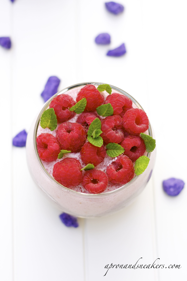 Raspberry & Blueberry Mousse