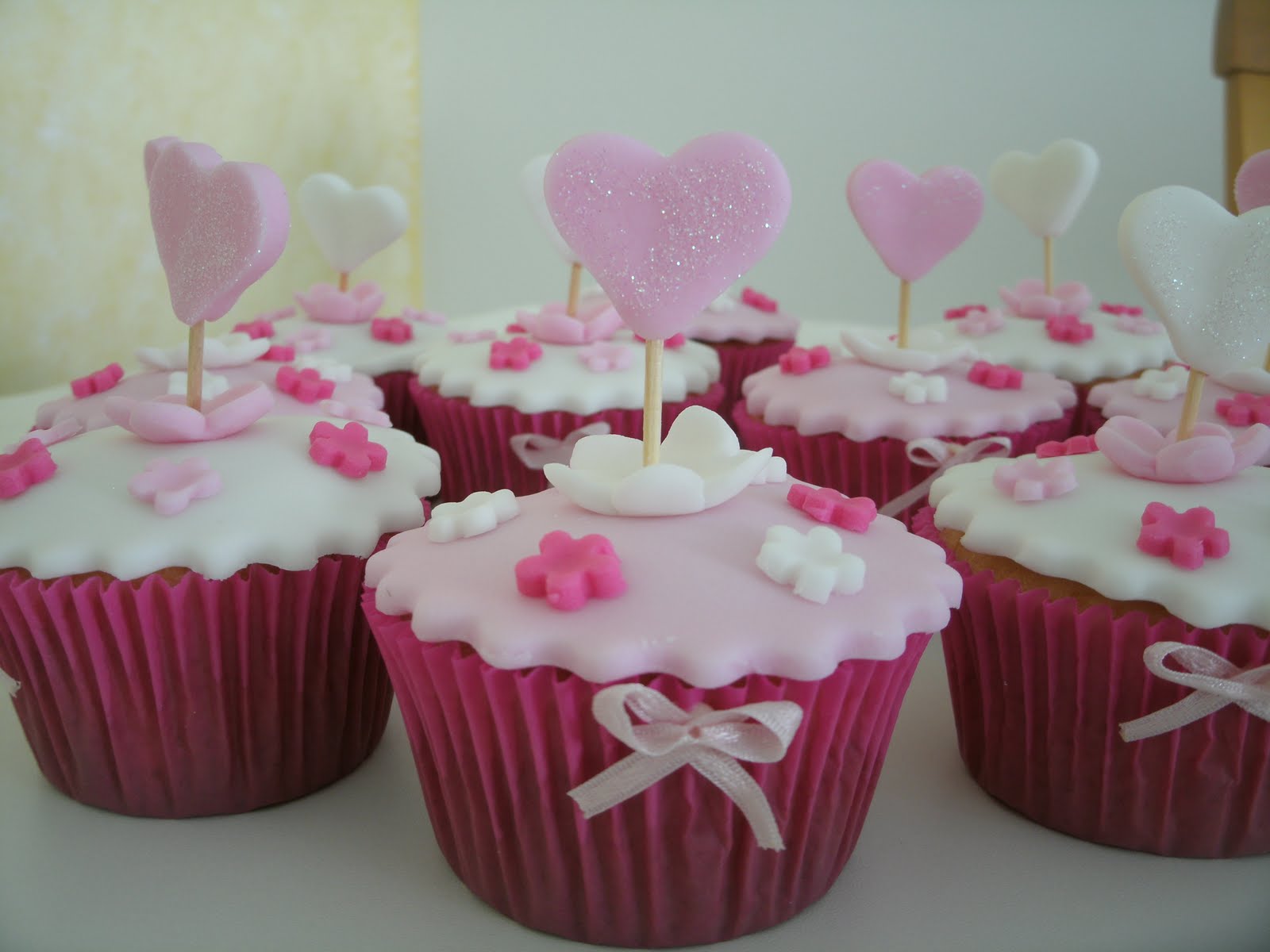 DoceDelícia: Cupcake Coração