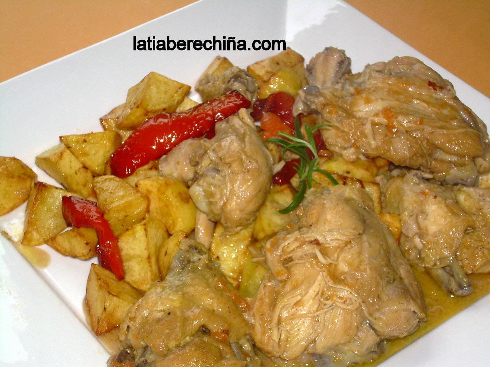 El blog de la tia Berechiña: Pollo a lo campesino.