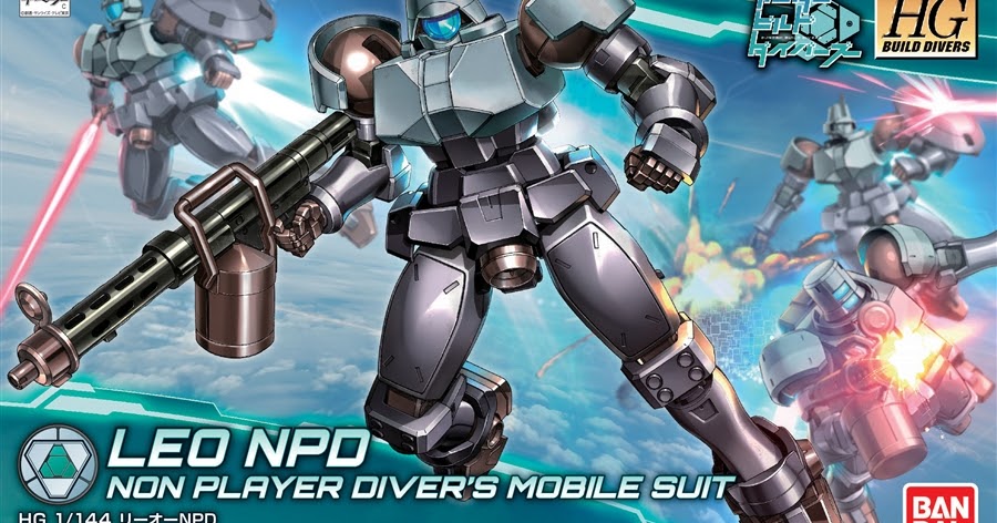 HGBD 1/144 Leo NPD [Non-Player Diver] - Release Info, Box art and ...