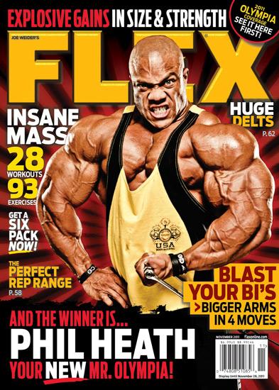 Phil Heath Flex Magazine Cover | Phil Heath The Gift | MR 'O'
