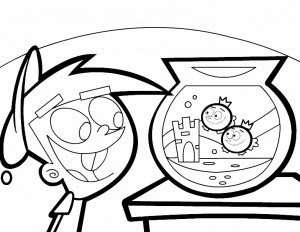 Timmy Turner and Vicky Coloring Pages | Free Coloring Pages Printable ...