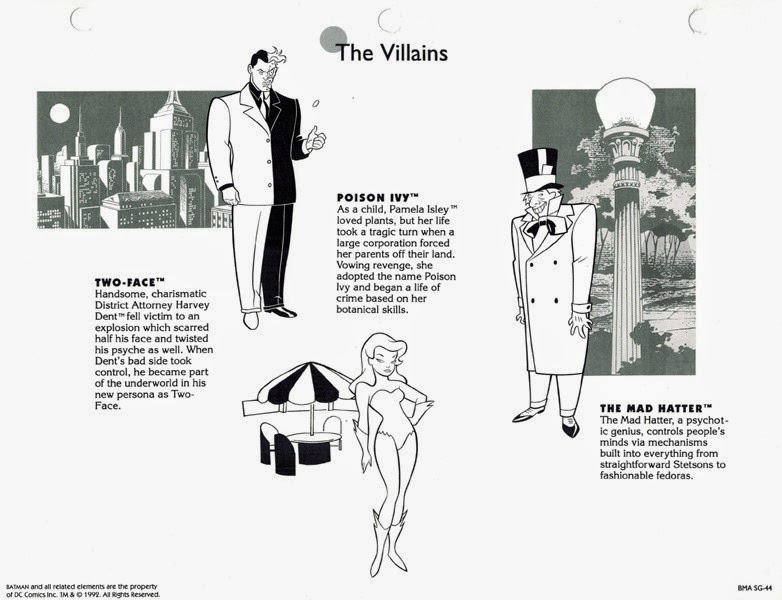 The Dork Review: Batman The Animated Series Style Guide!