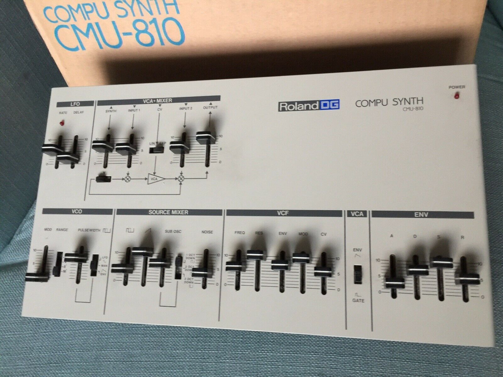 MATRIXSYNTH: ROLAND CMU-810 COMPU SYNTH SN 380796 w/ Original Box