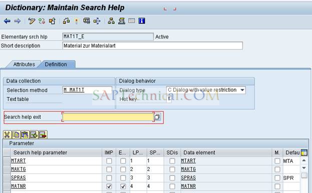 SAP-ABAP: Demo on Search help exit for the material...