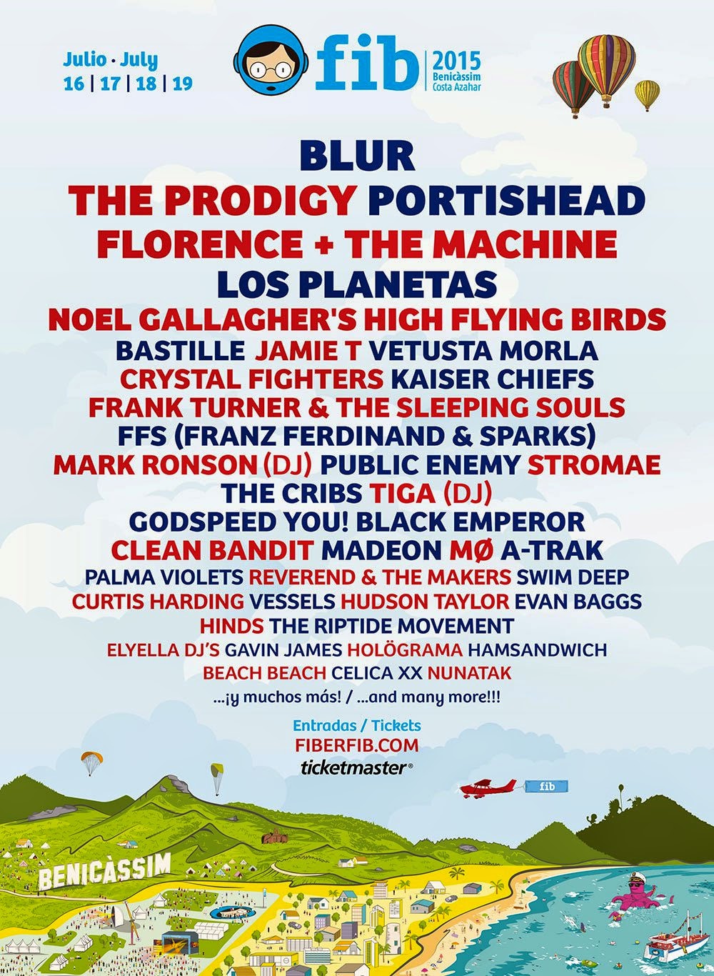 WELCOME TO THE PARTY: FIB BENICASSIM 2015