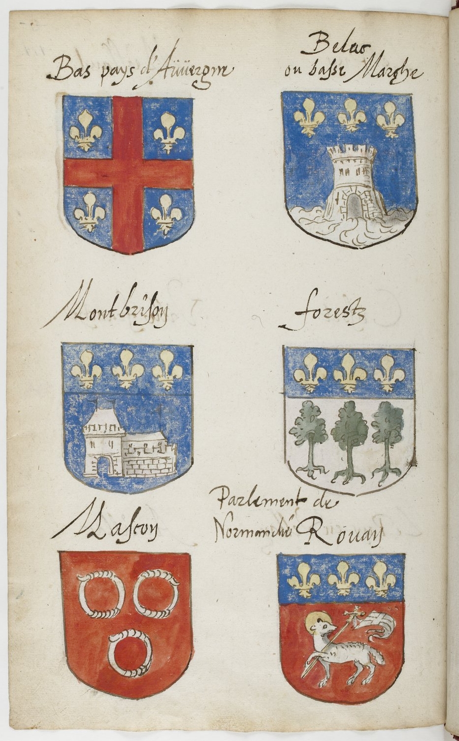 Herald Dick Magazine: Recueil d'armoiries de villes de France peintes ...