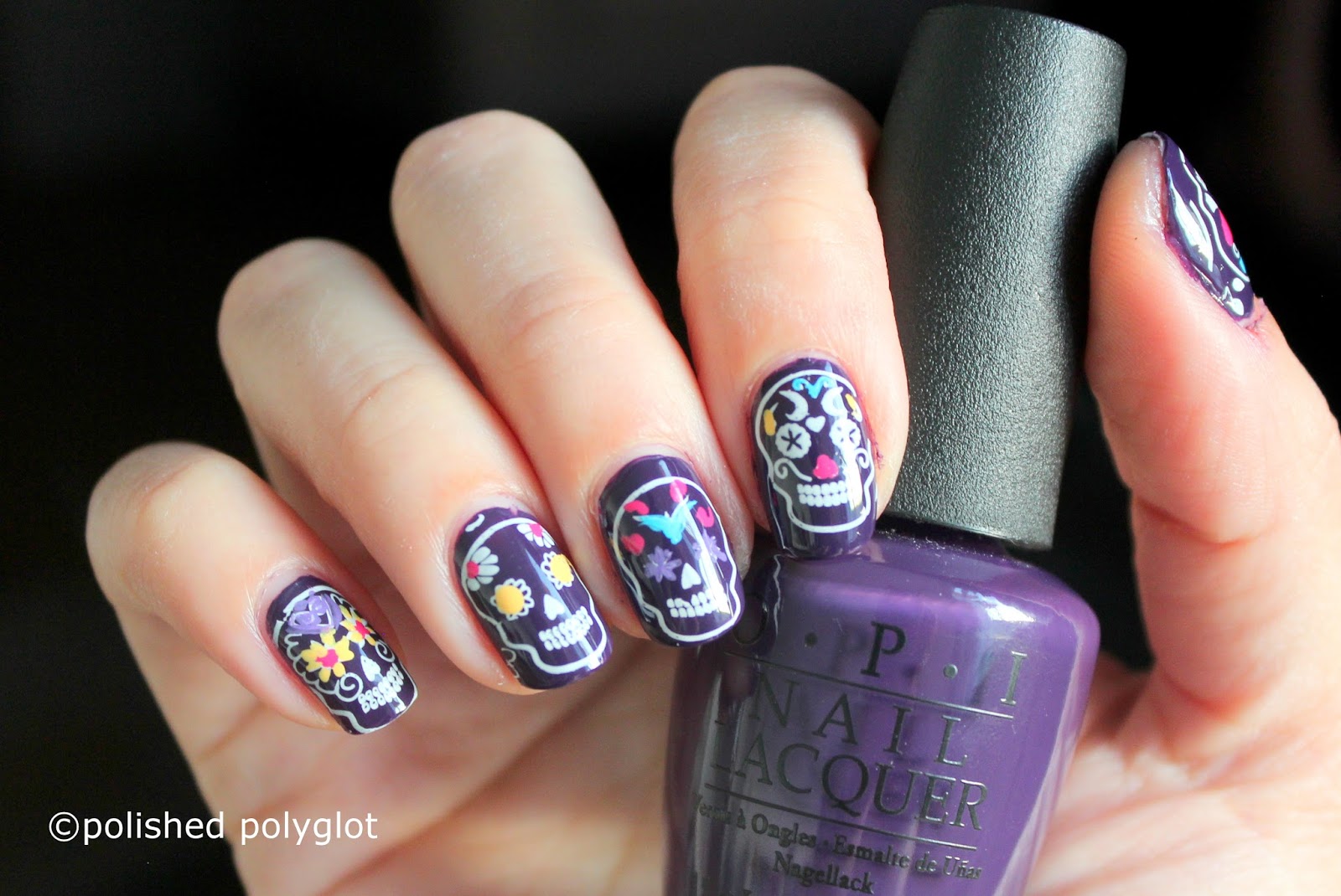 Easy Skeleton Nails