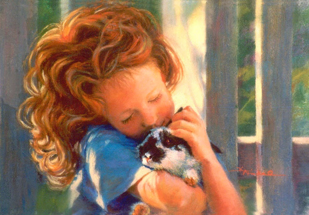 Preciosas Imágenes de Niños con Animales. - Oh My Bebé!