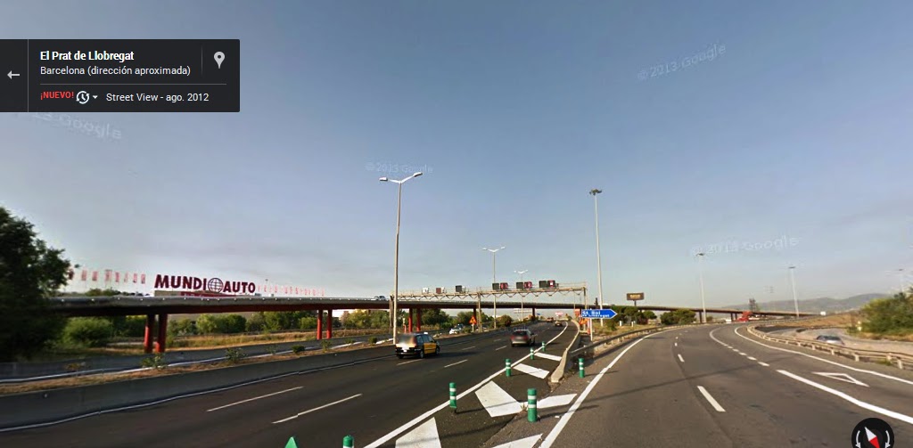 Jordi Vergé Heredia: AUTOPISTA SANT BOI - CASTELLDEFELS (fotos google maps)