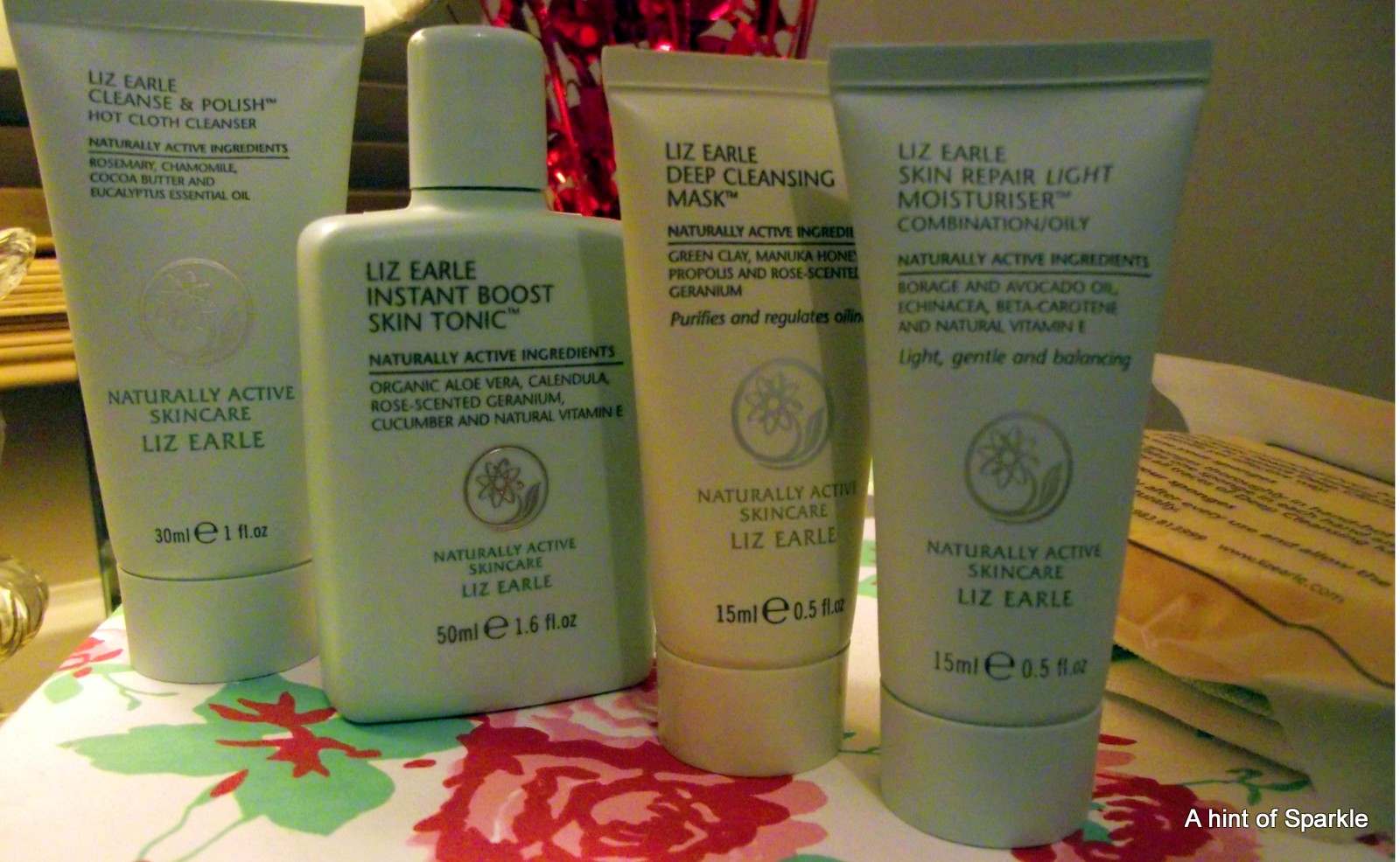 Liz Earle Skincare Try-Me Kit ~ A hint of Sparkle...
