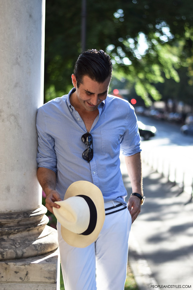 Men's Style with Panama Hat – People & Styles