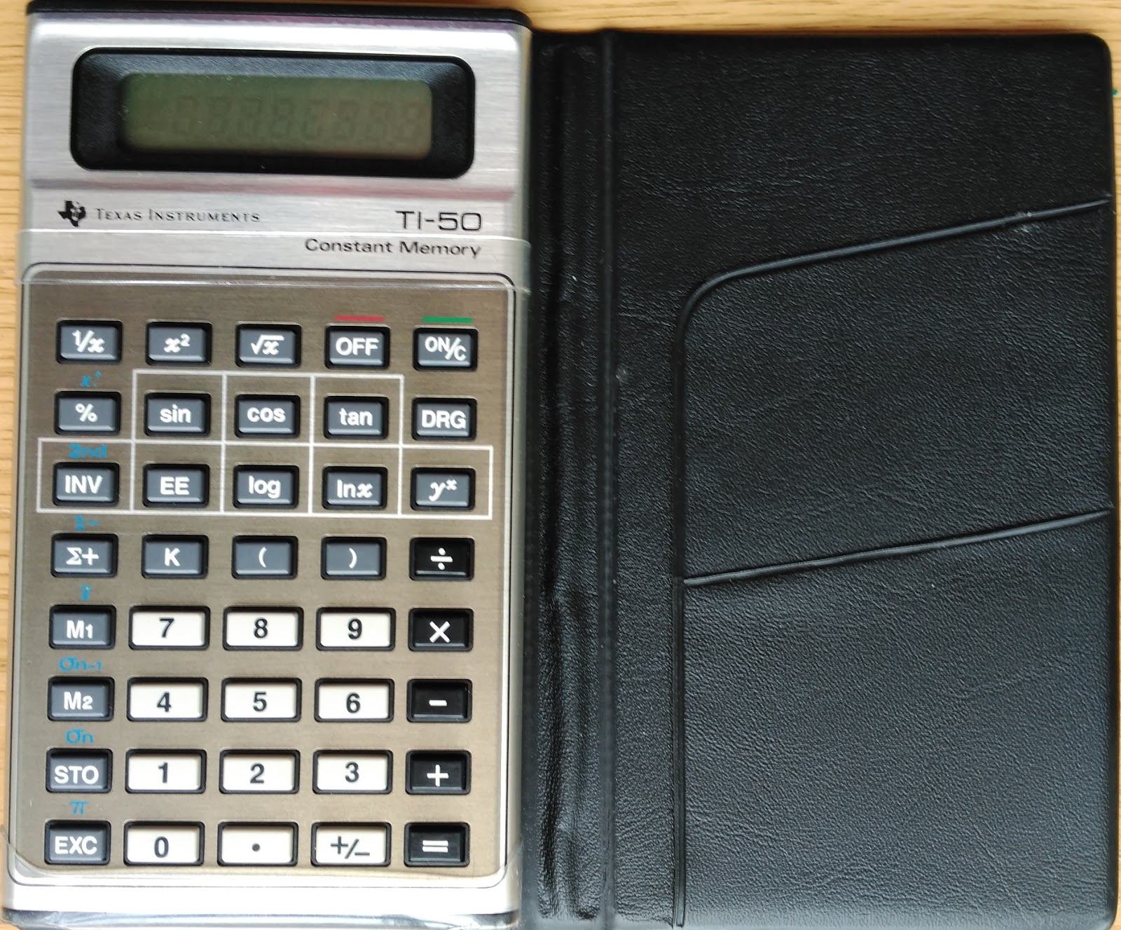 Retro Ordenadores Orty: Calculadora Texas Instruments TI-50 Constant ...