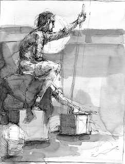 Lynn Scurfield Doodles Seriously: Ink Figure Drawing