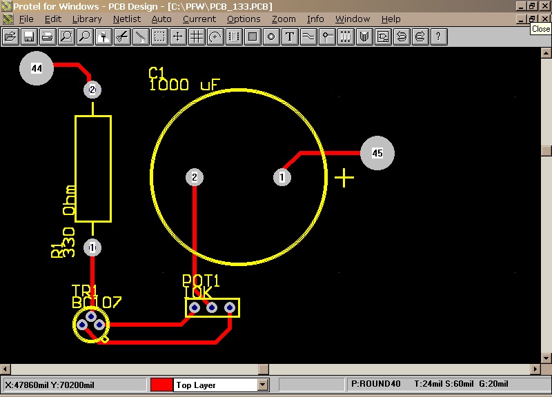 IT LEARNING: MEMBUAT DESAIN PCB MENGGUNAKAN PROGRAM PROTEL PCB ADVANCED ...