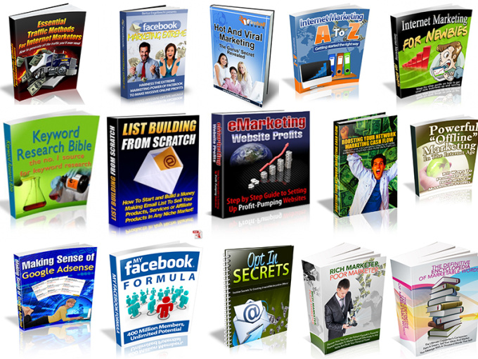 100 MRR Marketing Ebooks with resell rights | Ebooks-MRR