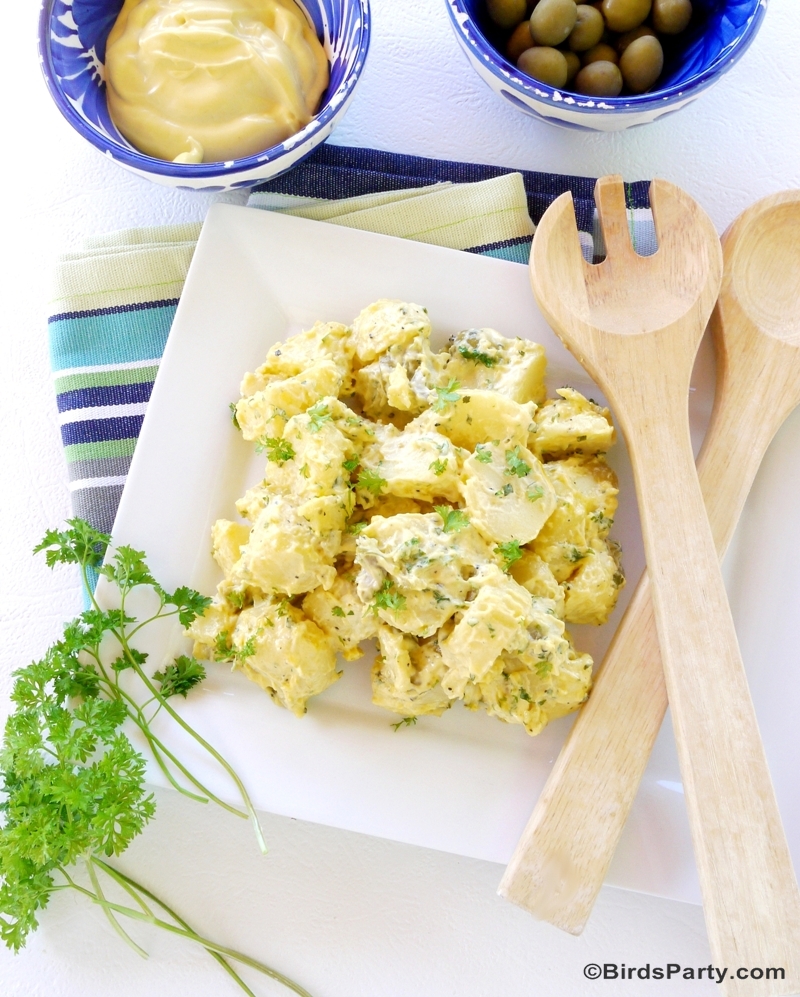 Summer Recipe | Olive & Herbs Potato Salad - Party Ideas | Party ...