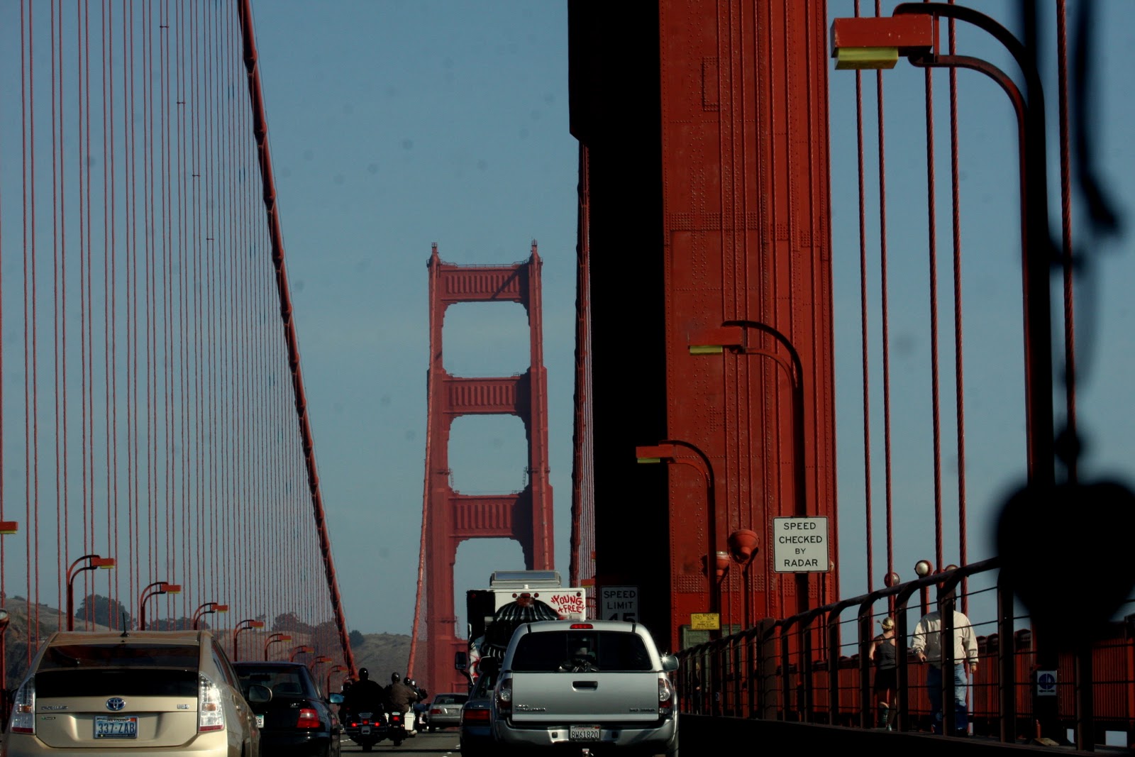 Miami Blue Butterfly: San Francisco's Golden Gate Bridge: A Study of Angles