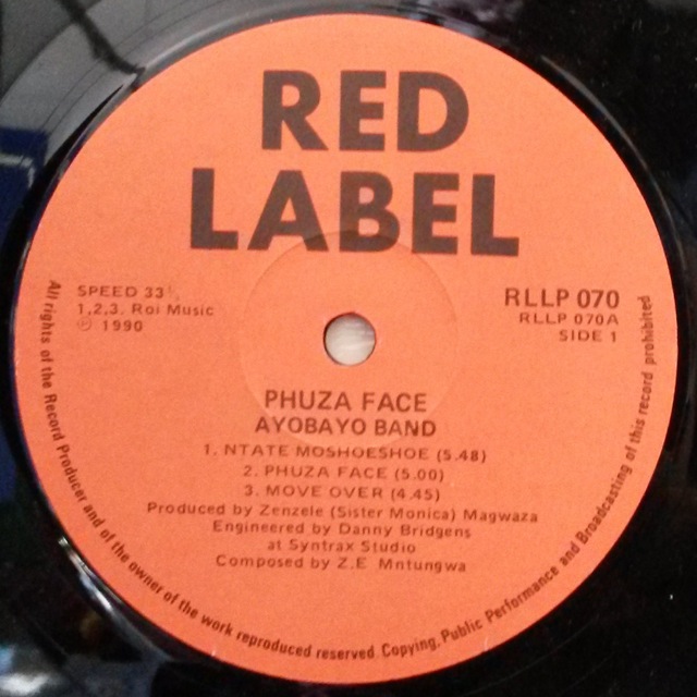 Afro-Synth: AYOBAYO BAND - Phuza Face (1990)