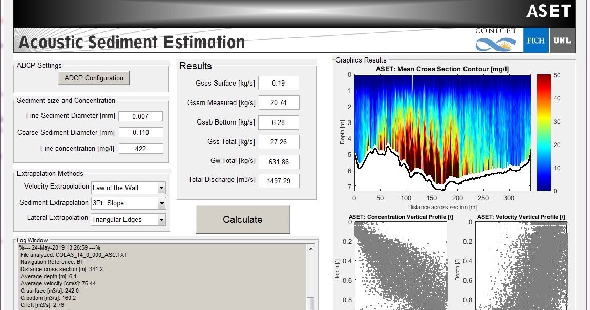 Acoustic Sedimento Estimation Toolbox ASET