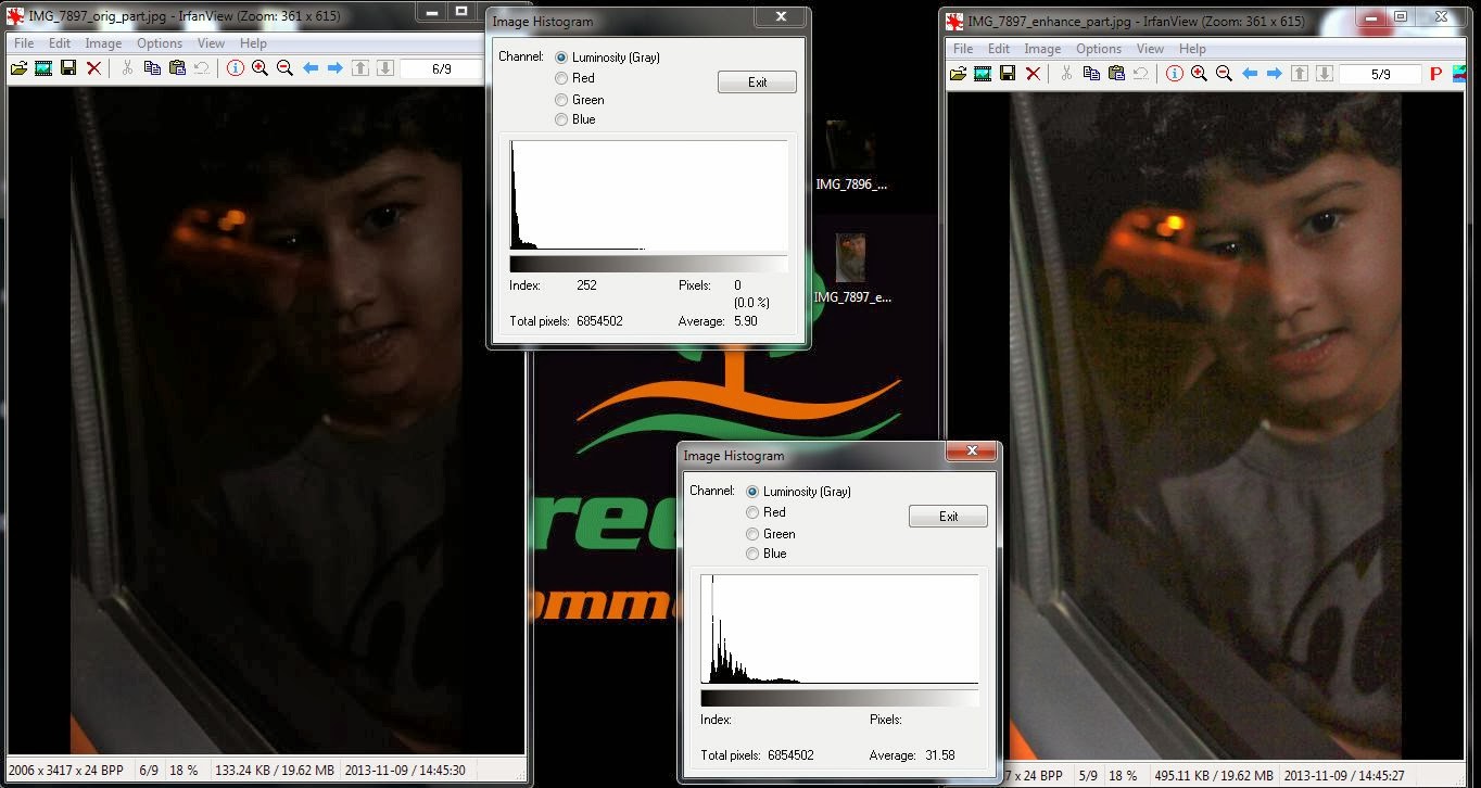 Irfanview : Auto adjust colors