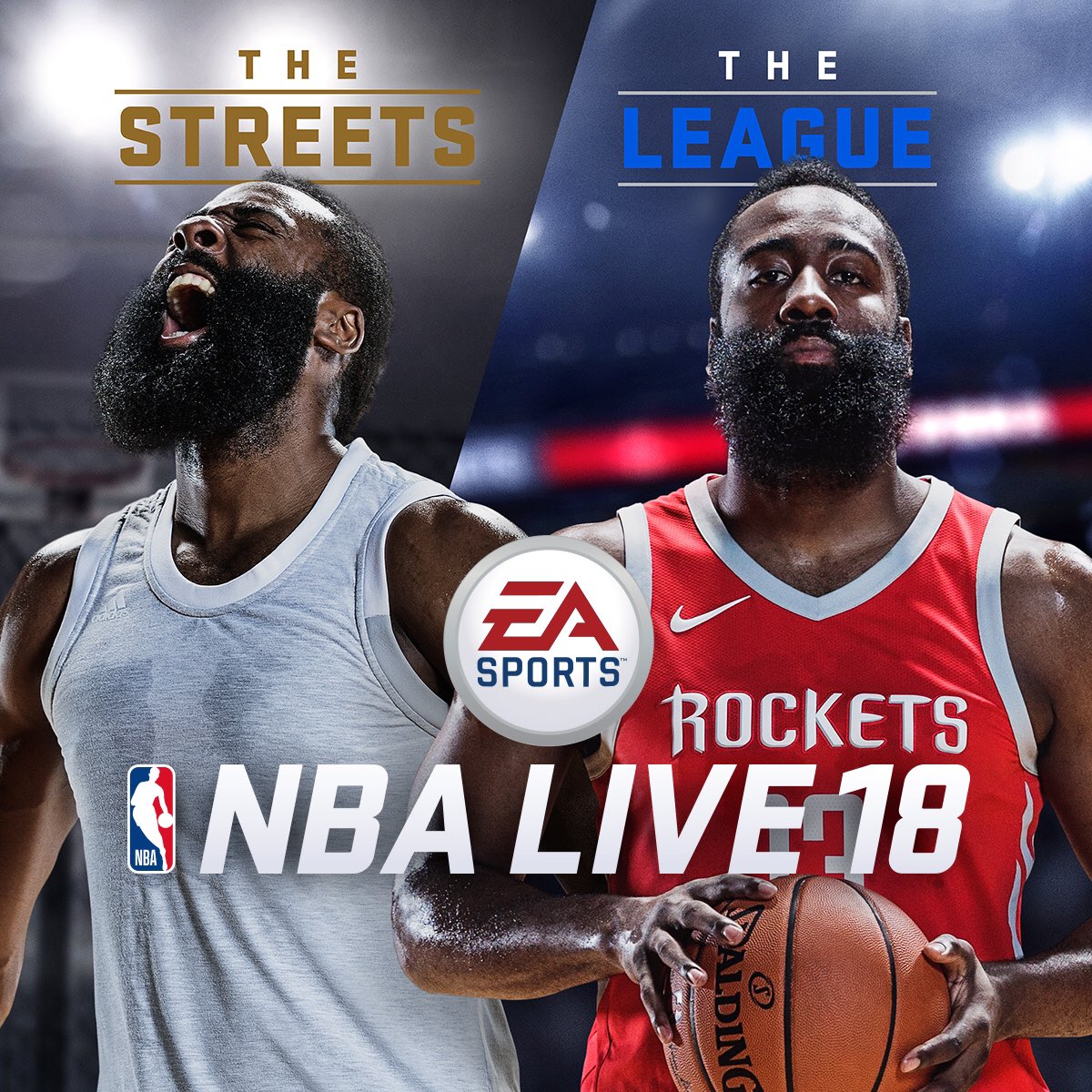 NBA LIVE 18 Cover Athlete James Harden