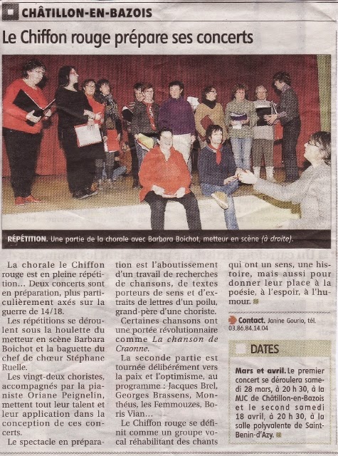 LE CHIFFON ROUGE: Revue de presse